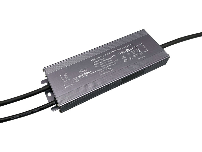 24v DC 100w IP66 Weatherproof Constant Voltage DALI-2 Transformer with ...